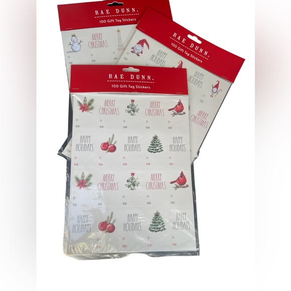 Rae Dunn | Holiday | Rae Dunn Gift Tags Stickers 30 Pieces | Poshmark